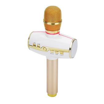 Microphone H9 haute qualité portable coloré RGB Bluetooth condensateur ...