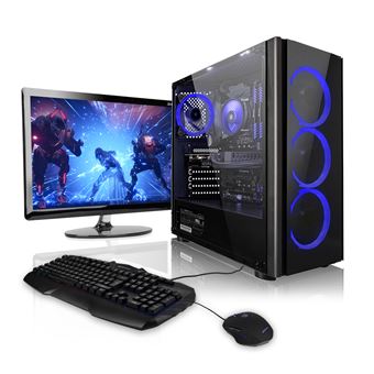 Megaport Super Méga Pack - Unité centrale PC gamer complet • Ecran LED ...