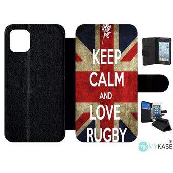 Etui My-Kase pour iPhone 11 - rugby england - Simili-cuir - Noir ...