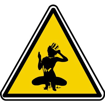 silhouette pin-up 21 (10x9cm) - Sticker/autocollant - Autocollant et ...