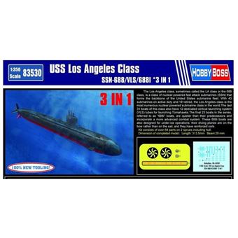 Uss Los Angeles Class Ssn-688/vls/688i - 1:350e - Hobby Boss - Maquette ...