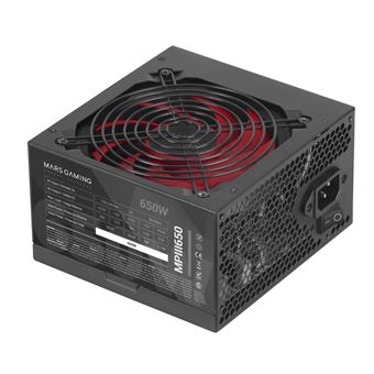 Alimentation PC 650W ATX Mars Gaming MPIII650 5 Ans Garantie 85% D ...