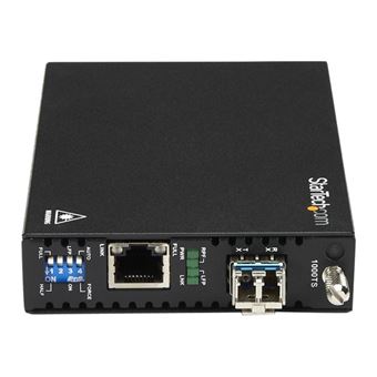 StarTech.com Convertisseur de média fibre optique GbE - Monomode LC - Convertisseur Ethernet ...
