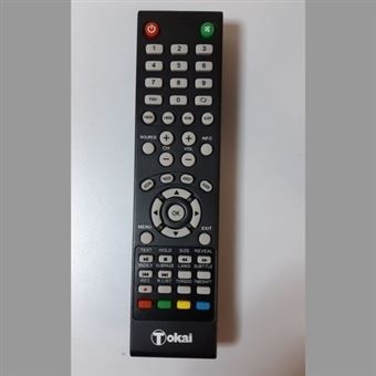 Télécommande d'origine pour télévision TOKAI TTE32B5704K. Neuve. Livré ...
