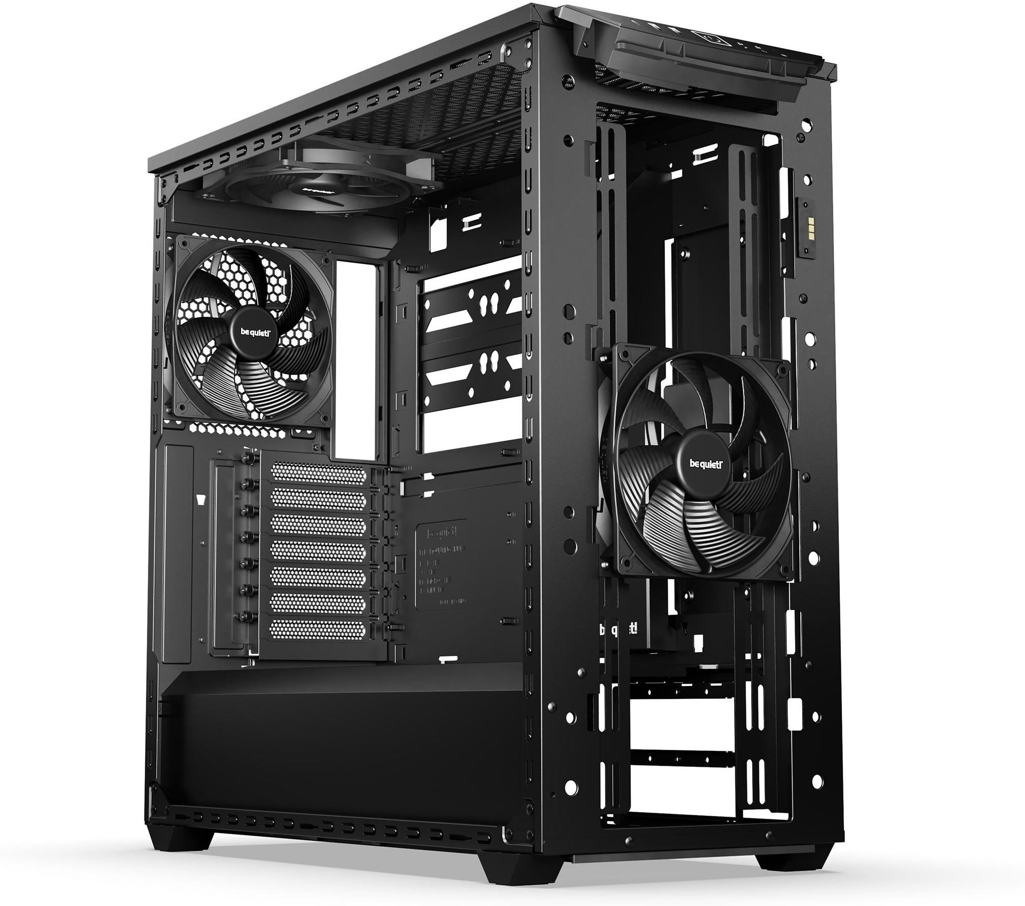 be quiet! - Midi-tour - ATX étendu - panneau latéral fenêtré (verre ...