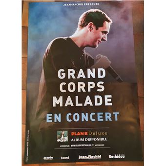 Grand Corps Malade - Plan B Deluxe - 70x100cm - Affiche - Achat & prix ...