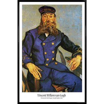 Poster Encadré: Vincent Van Gogh - Portrait Du Facteur Joseph Roulin ...