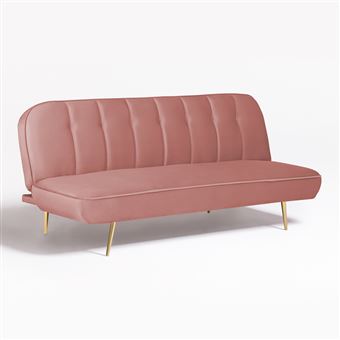 Canapé-lit 3 Places en Velours Ellmy SKLUM Peonia 80 cm - Achat & prix ...