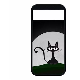 Coque My-Kase pour google Pixel 8a - chat noir - Silicone - Noir ...