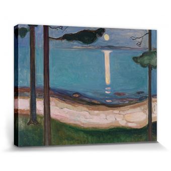Edvard Munch Poster Reproduction Sur Toile, Tendue Sur Châssis - Clair ...