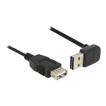 Delock Easy - Rallonge de câble USB - USB (M) incliné vers le haut/bas ...
