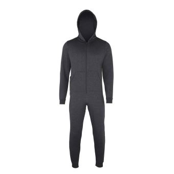 Comfy Co - Grenouillère unie à capuche - Enfant unisexe (7-8 ans) (Gris ...