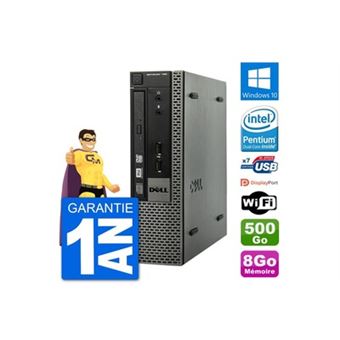 Ultra mini pc dell optiplex 790 usff g640 ram 8go disque 500go windows ...