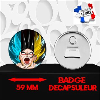 Magnet Décoratif décapsuleur aimanté 59 mm Manga Dragon Ball Z DBZ 174 ...
