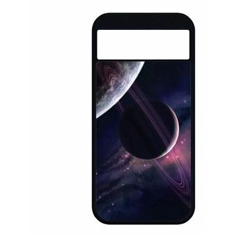 Coque My-Kase pour google Pixel 8a - espace saturne - Silicone - Noir ...