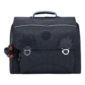 Kipling cartable Iniko True Blue Glitter 40 cm - Cartables scolaires ...