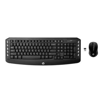 HP Classic Desktop - Ensemble clavier et souris - sans fil - 2.4 GHz ...