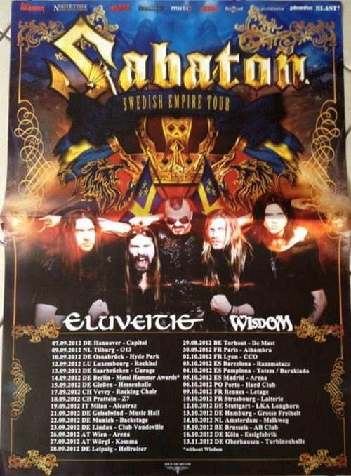 Sabaton - 65x85 cm - AFFICHE / POSTER - Achat & prix | fnac
