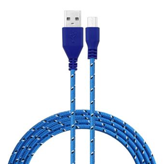 Cable Tresse pour Manette Playstation 4 PS4 3m Universel Chargeur ...