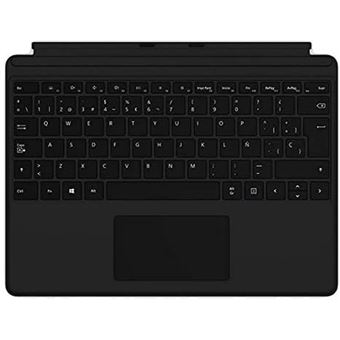 Clavier MicroSoft Surface Pro X QJX-00012 Sans Fil QWERTY ES Noir ...