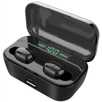 TWS Écouteurs sans Fil Bluetooth 5.0 3500mAh - Noir - Ecouteurs - Achat ...