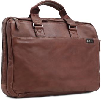 Cartable homme en cuir souple KATANA - marron 2794 - Porte document et ...
