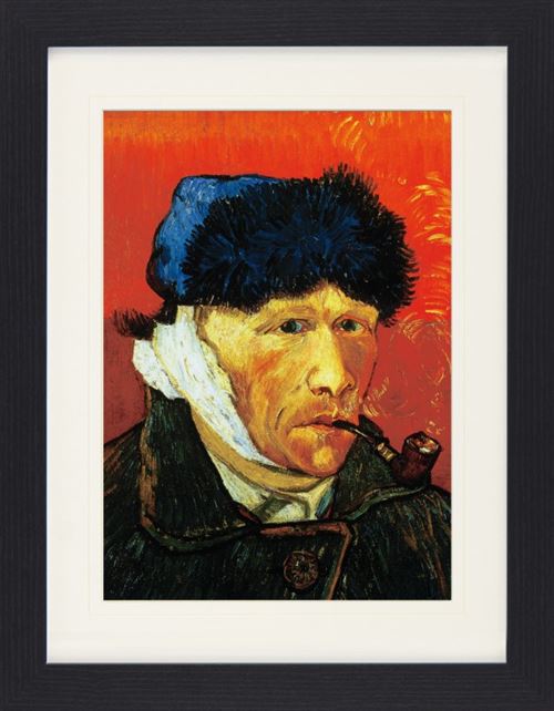Vincent Van Gogh Poster De Collection Encadré - Autoportrait À LOreille ...
