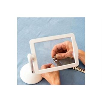 Lecture plus lumineuse viewer led grand écran loupe 3x avec lumière ...