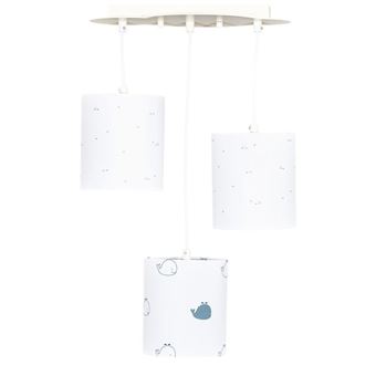 Suspension lumineuse Trio - BLUE BALEINE - SAUTHON Baby déco ...