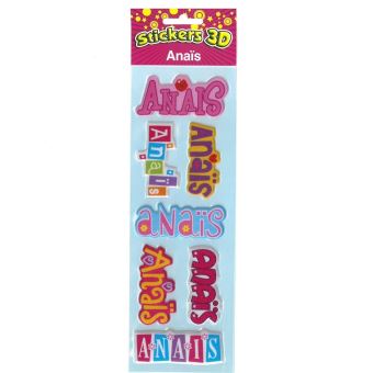 Stickers 3D Anaïs - Article et décoration de fête - Achat & prix | fnac