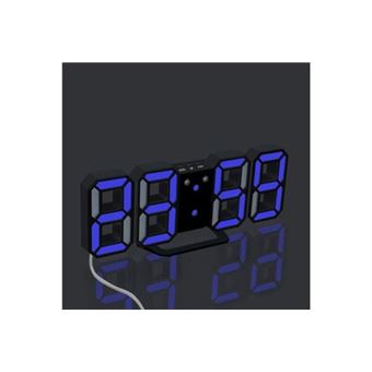 Horloge murale de nuit d'horloge murale de bureau de table de digital ...