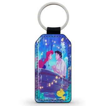 Porte-Clés Fifrelin Noir en Simili Cuir Ariel Eric La Petite Sirene The ...