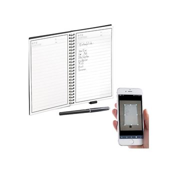General Office : Carnet réutilisable A5 avec stylo noir et application ...