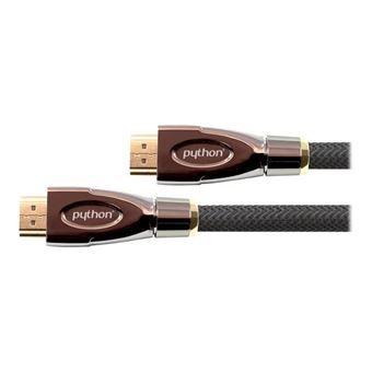 PYTHON - Câble HDMI avec Ethernet - HDMI mâle pour HDMI mâle - 5 m ...