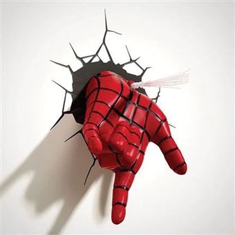 AUDACE DECO - Applique 3D Main de Spider-Man - Achat & prix | fnac