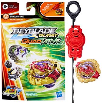 Beyblade Burst Quad Drive - F4072 - Ensemble toupie + Lanceur - Stone Linwyrm L7 - Autre jeu de ...