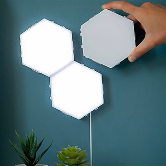 Jeu de 3 panneaux led modulaires tactiles - Luminaires extérieur ...