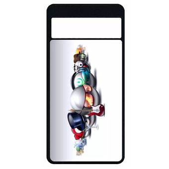 Coque My-Kase pour google Pixel 7A - rocking smileys - Silicone - Noir ...