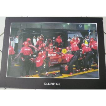 Teamwork - FERRARI - 50x70 cm - AFFICHE / POSTER - Achat & prix | fnac