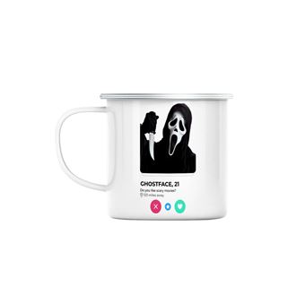 Mug en métal émaillé Ghostface film horreur réseau - Tasse et Mugs ...