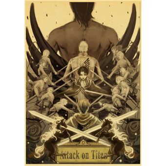 Attack on Titan (Shingeki No Kyojin) SNK Anime Poster - 42 x 30 cm ...