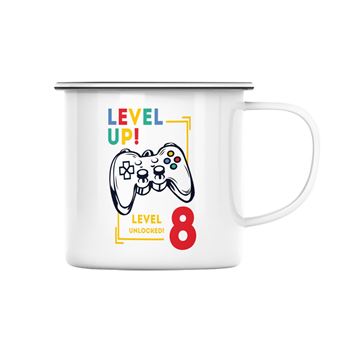 Fabulous Mug en métal émaille Level Up! Unlocked 8 - Tasse et Mugs ...