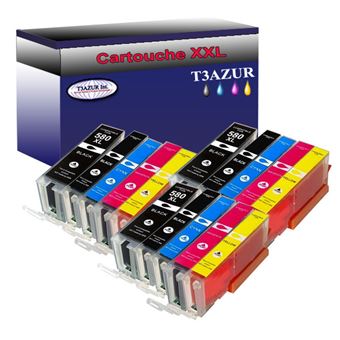 Lot de 15 Cartouches Compatibles pour Canon Pixma TS6351, TS705 ...
