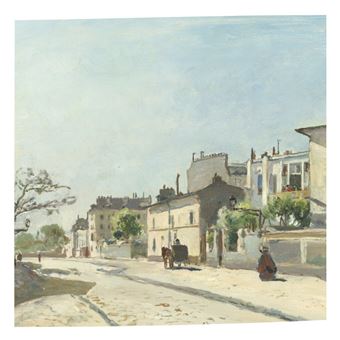 Fabulous Poster Ville peinture realiste (91cm x 91cm) - Achat & prix | fnac