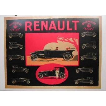Renault - 50x70 cm - AFFICHE / POSTER - Achat & prix | fnac