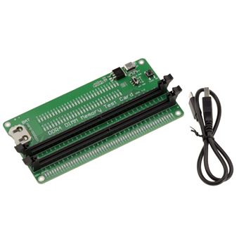 KALEA-INFORMATIQUE Plaque de test avec diodes pour barrette mémoire DDR ...