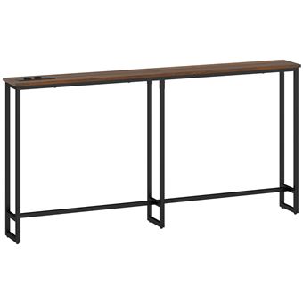 Console d'entrée style industriel - prises de courant et USB intégrées ...