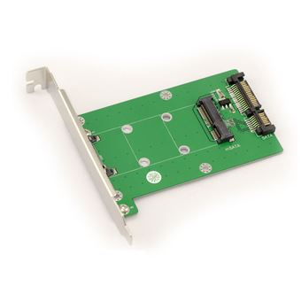 KALEA-INFORMATIQUE Adaptateur mSATA vers SATA avec équerre de fixation, pour monter un SSD mSATA ...