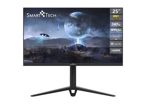 Smart Tech Ecran PC Gaming 25 1920 * 1080 FHD 240Hz, Dalle VA, Luminosité: 300cd par m2 - Ecrans ...