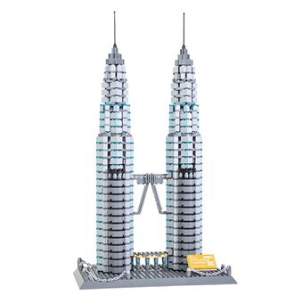 Blocs de construction WANGE 5213 tours jumelles 1173 pièces - Jeu de brique et bloc - Achat ...